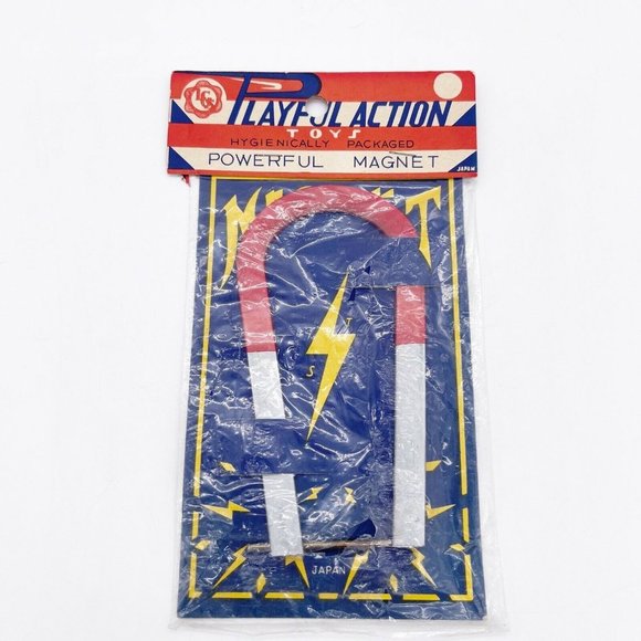 Vintage | Toys | Vintage Powerful Magnet Toy Metal Metallic Magnetic ...
